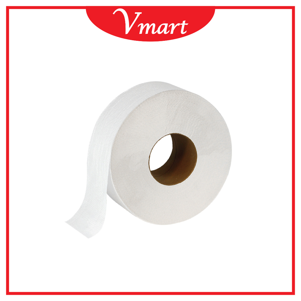 [12rolls] Pearly Jumbo Roll Tissue JRT Pulp / Toilet Tissue / Tisu ...