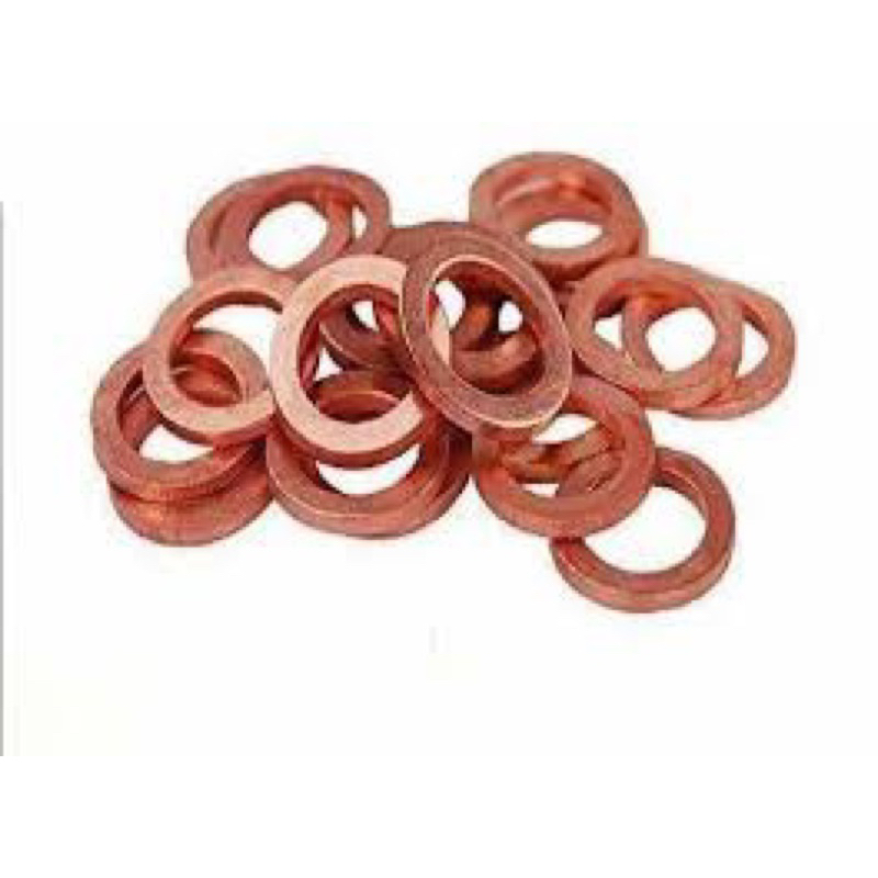 1pcs Copper Washer / Oil Washer / Washer Tembaga Terbal/Nipis | Shopee ...
