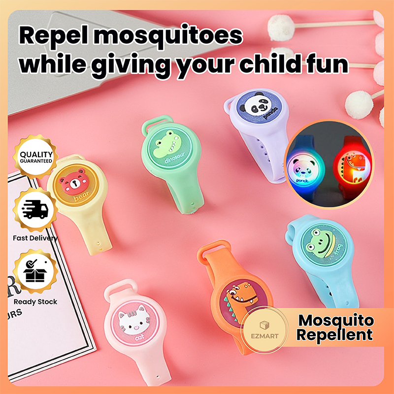 Mosquito Repellent Watch Baby Kids Cartoon Insect Killer Anti Nyamuk ...