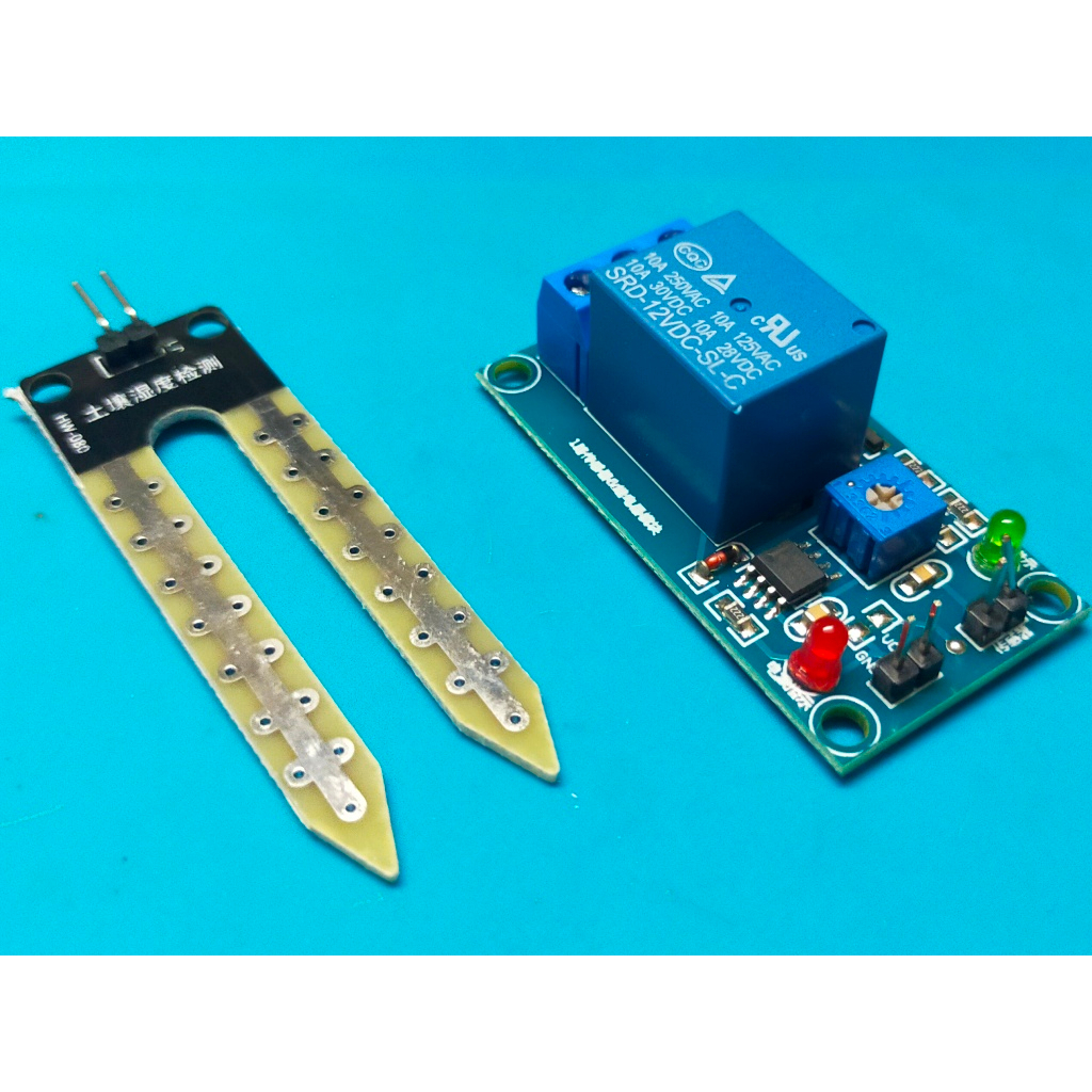 Soil Sensor With Relay Humidity Hygrometer Moisture Detection Module Arduino Raspberry Pi ...