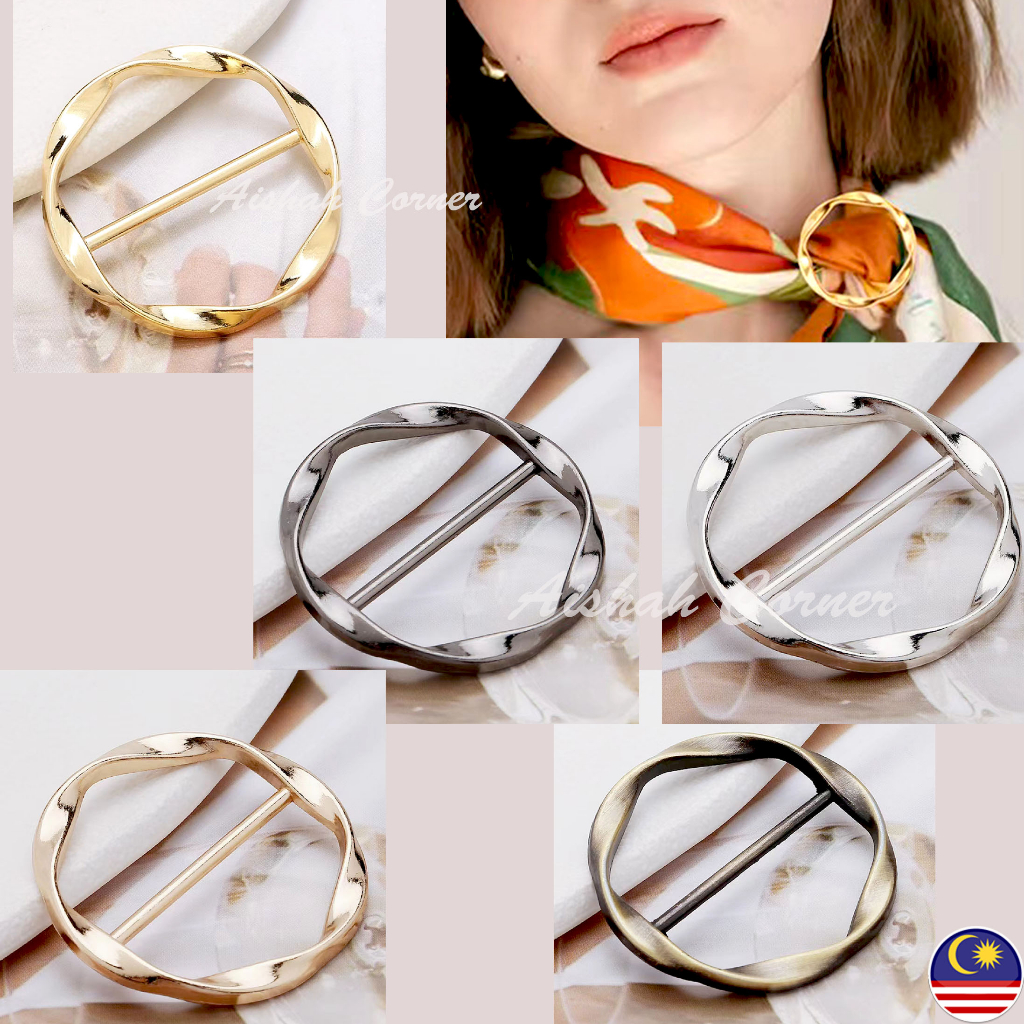 Ready Stock 1 pc Alloy Cincin Tudung Scarf Ring Shawl Ring Tudung Pin ...