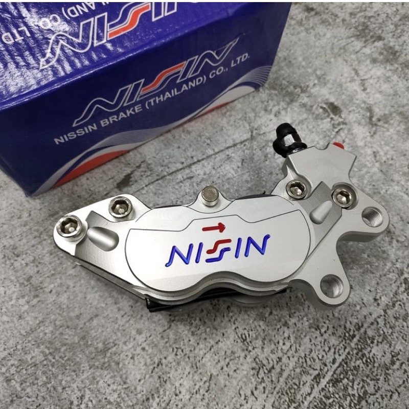NISSIN Brake Caliper P4 Front 4Pot Rear 2Pot Caliper Full Set PNP UNIVERSAL Y125Z/Y15ZR/RS150 ...
