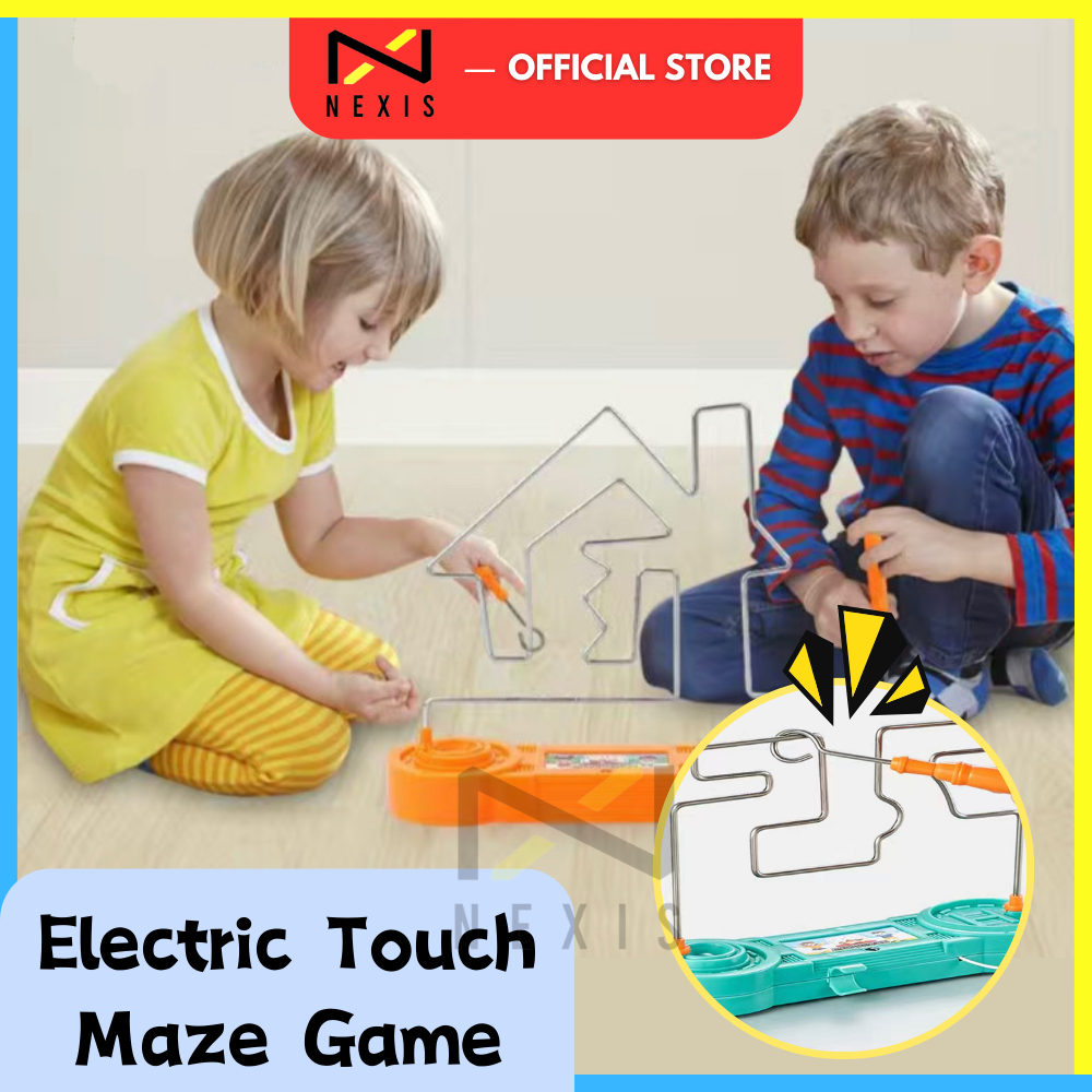 【Mainan Bijak 】Kids Electric Shock Toy Education Electric Touch Maze ...