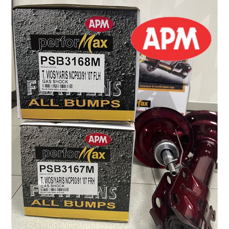 Apm Performax Toyota Vios Ncp93 08’-13’ Gas Shock Absorber Front RH/LH set(2pcs) | Shopee Malaysia