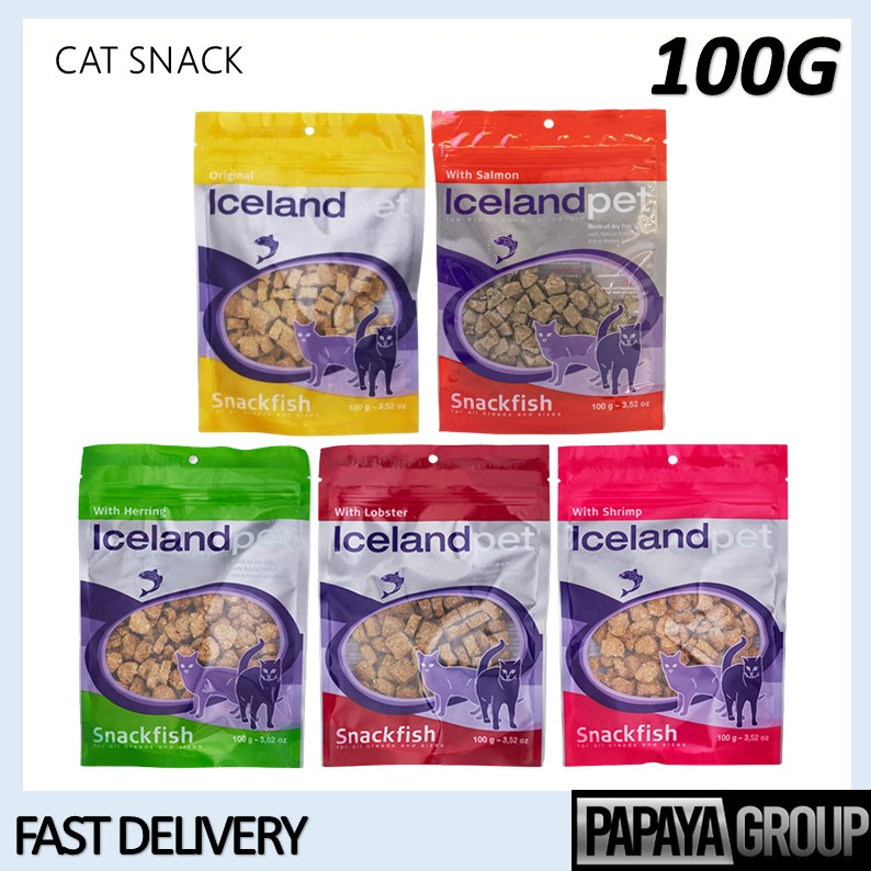 IcelandPet Cat Treat 100G - Cat Snack , Pet Food , Cat Food , Snek ...