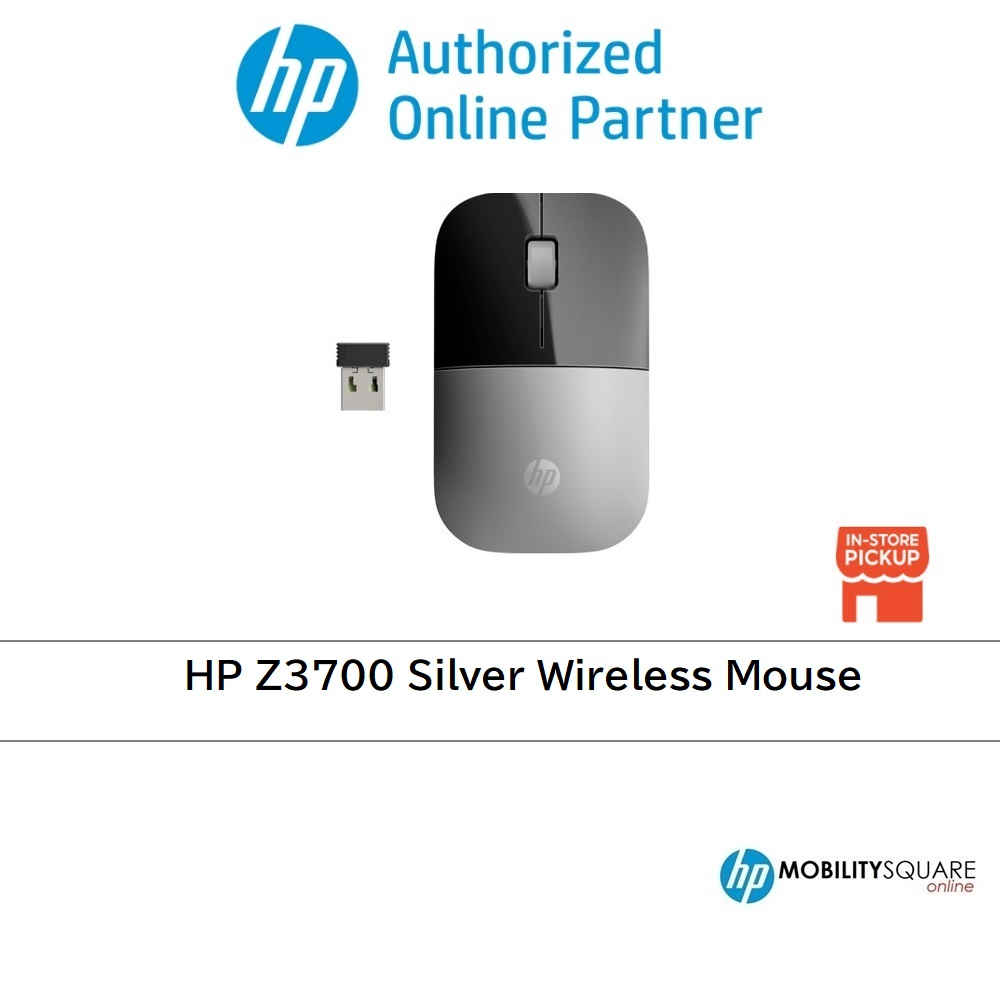 HP Z3700 Silver Wireless Mouse | Shopee Malaysia