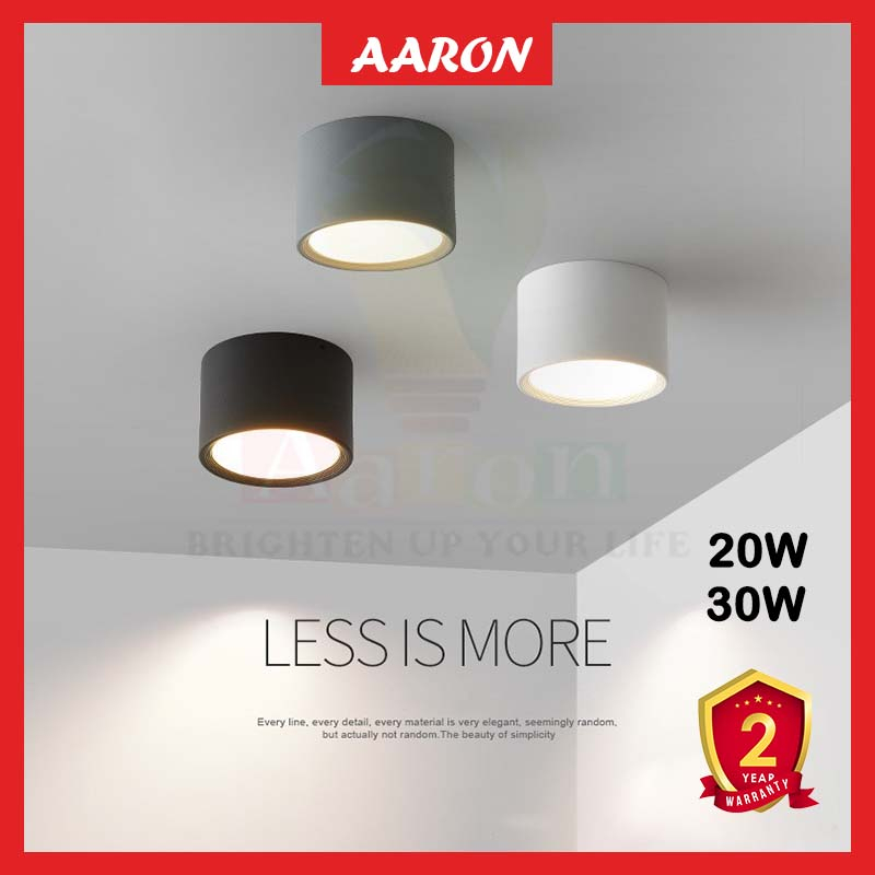 Surface Mount Ceiling lamp LED Panel Downlight Milo Tin 12W 20W 30W ...