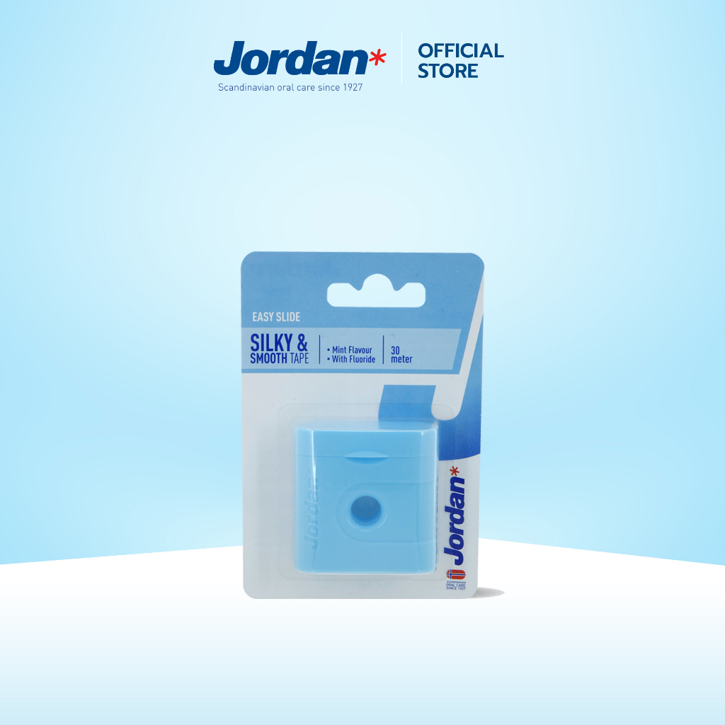 Jordan Easy Slide Silky & Smooth Tape [30m] (mint flavour + fluoride ...