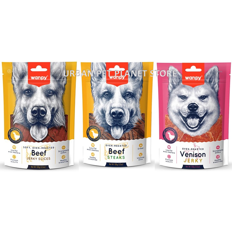 WANPY SNACKS/TREATS - VARIOUS FLAVOURS 100G (SEE EXPIRY IN DESCRIPTION ...