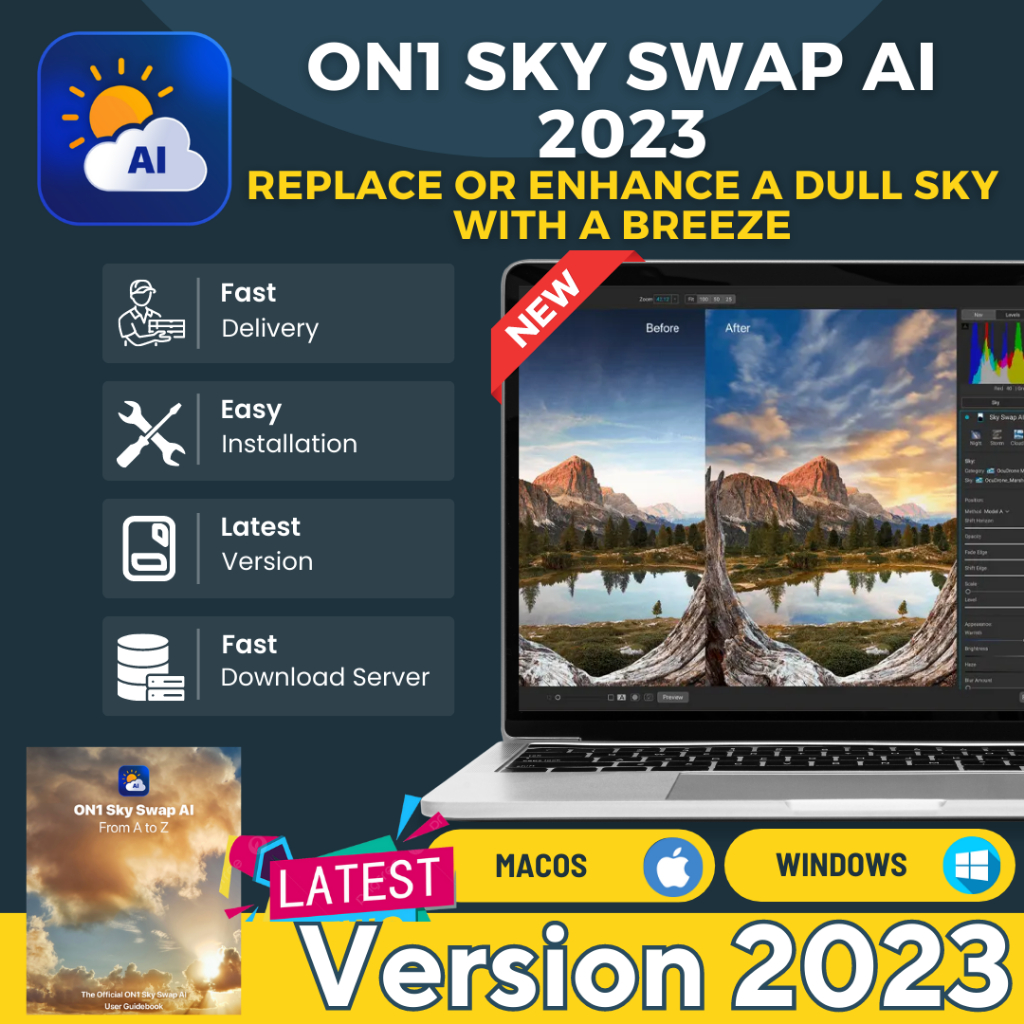 ON1 Sky Swap AI 2023.5 v17.5 - Replace or enhance a dull sky with a breeze | Windows | macOS ...