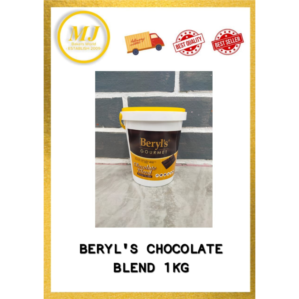 Beryl's Gourmet Milk/Dark Compound/Chocolate Blend 1kg | Shopee Malaysia