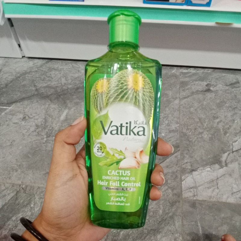 VATIKA hair oil ( cactus hair fall control) | Shopee Malaysia