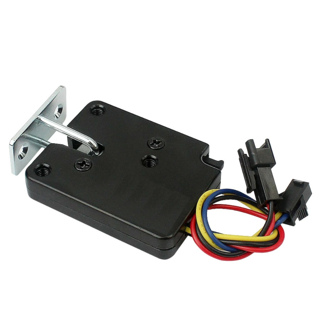 DC 5V / 12V Solenoid Electromagnetic Electric Control Cabinet Drawer ...