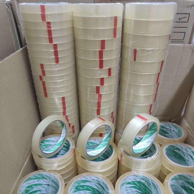 OPP STATIONERY TAPE HEAVY DUTY 12MM / 18MM / 24MM X 50Y 52MICRON ...