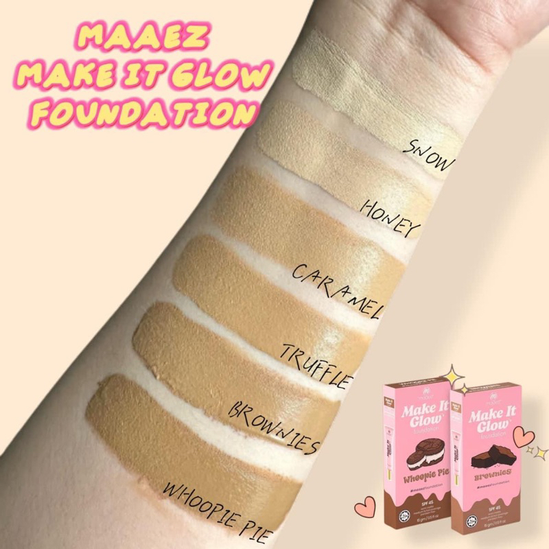 MAAEZ COMPACT POWDER / FULL COVERAGE FOUNDATION 15G (NEW PACKAGING) 🔥🔥 ...