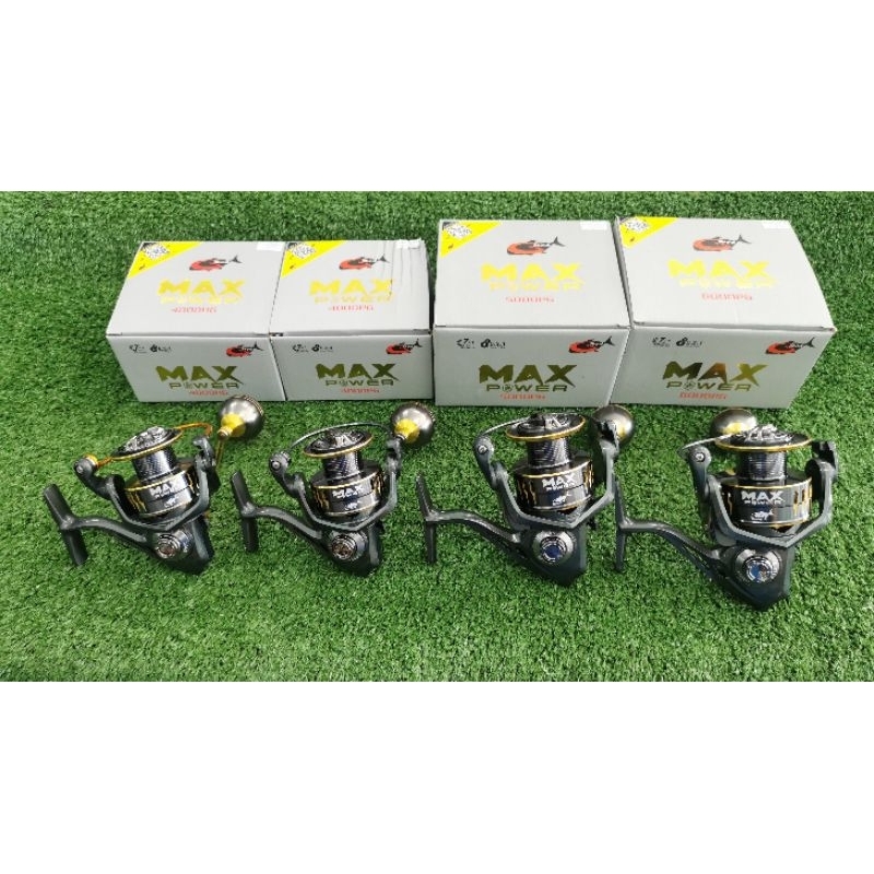 G-Tech Max Power SW 4000HG/4000PG/5000PG/6000PG Spinning Reel | Shopee ...