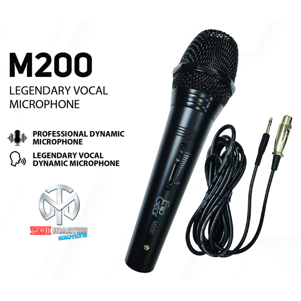 Vinnfier FlipGear M200 Legendary Vocal Microphone 4M Wired Microphone ...