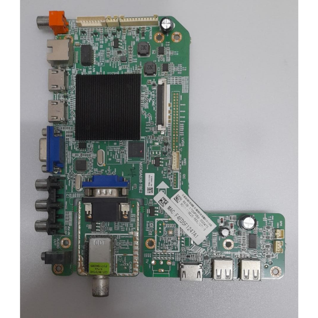 (AP363) Philips 50PUT6002S/98 Mainboard, Powerboard, Tcon, Tcon Ribon, LVDS, Cable.TV Spare ...