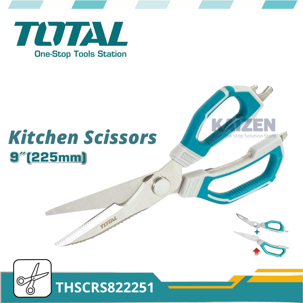 TOTAL THSCRS822251 Kitchen Scissors 9" (225mm) | Shopee Malaysia