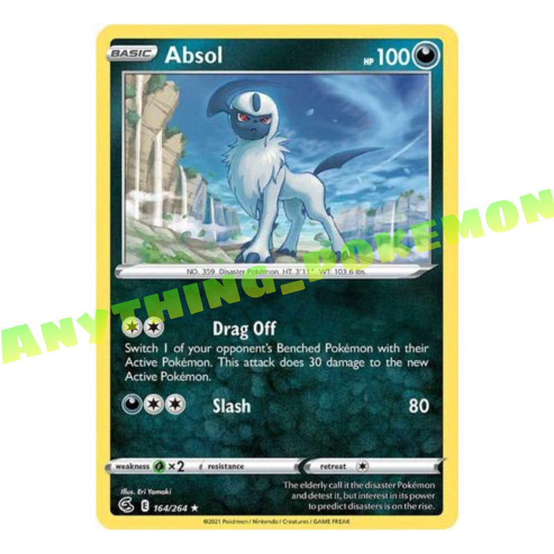 Pokemon Cards - Absol (076/159), (097/189), (40/108), (164/264), (81/ ...