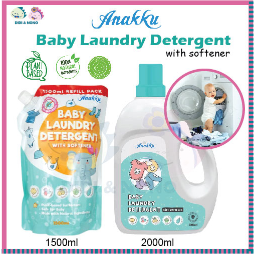 Anakku Laundry Detergent With Softener Sabun Pencuci Baju Bayi 2000ml ...