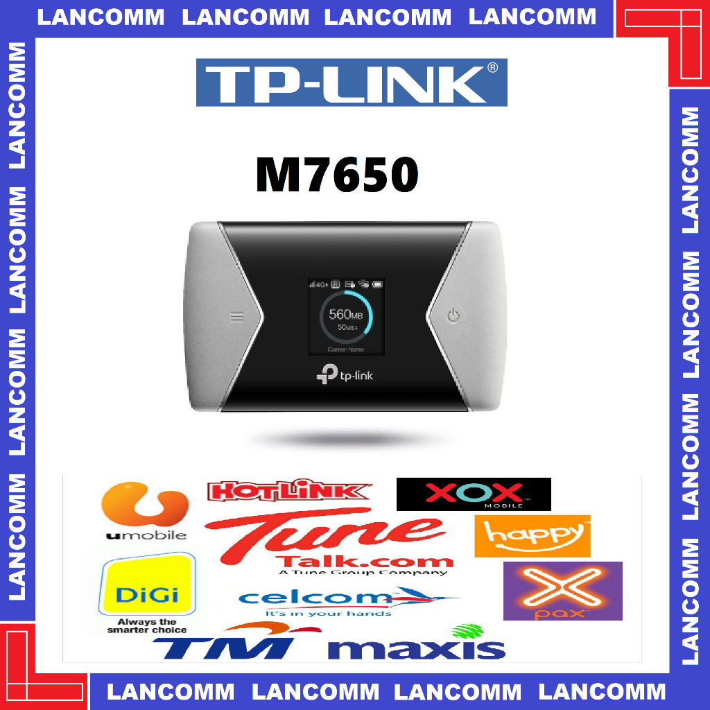 TP-LINK M7650 600 Mbps LTE-Advanced Mobile Wi-Fi M7650 Portable 4G ...