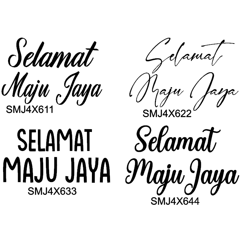 STICKER SELAMAT MAJU JAYA 4X6 INCH FOR BALLOON AND OTHERS | Shopee Malaysia