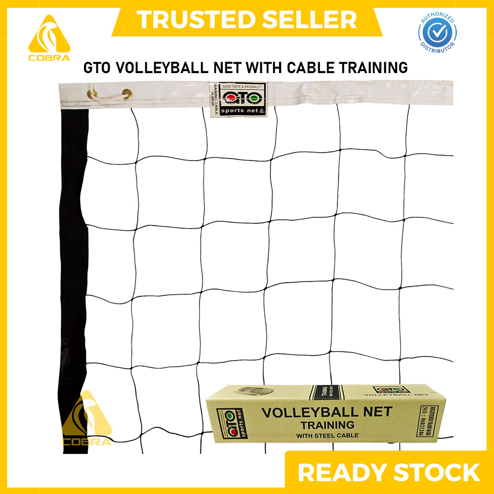 GTO Volleyball TOURNAMENT/ TRAINING Net with and without cable ORIGINAL ...