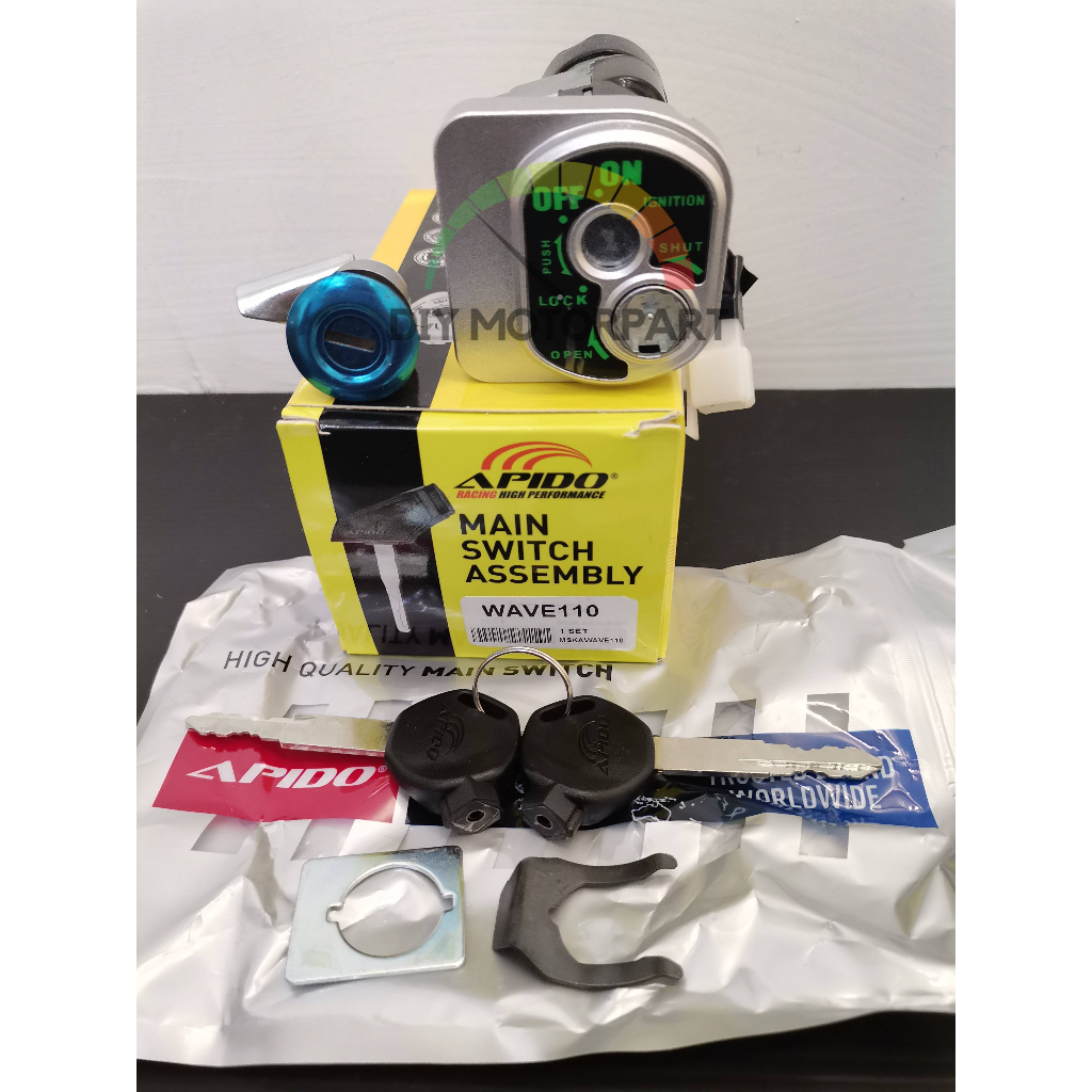 HONDA WAVE 110 ALPHA CX110 CX 110 - MAIN SWITCH SET SWITCH SUIS KUNCI ...