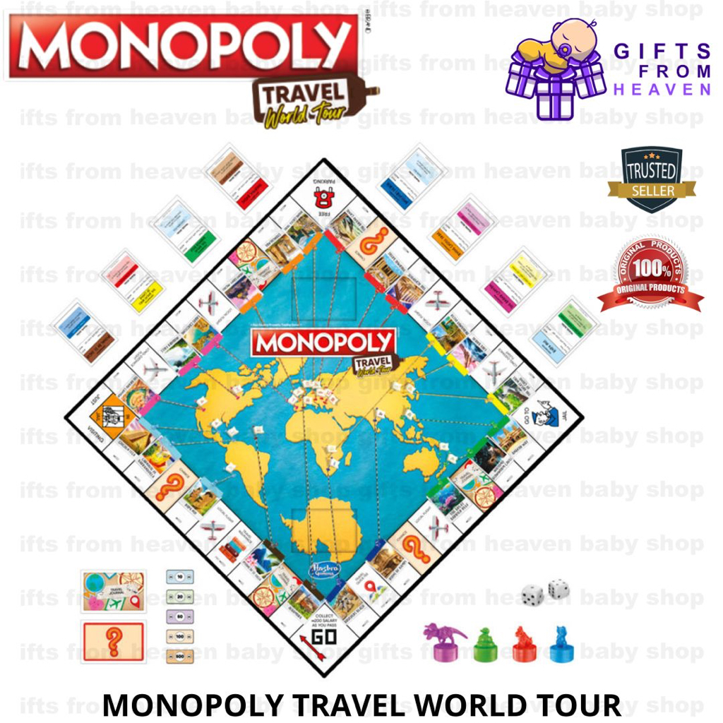 MONOPOLY TRAVEL WORLD TOUR | Shopee Malaysia