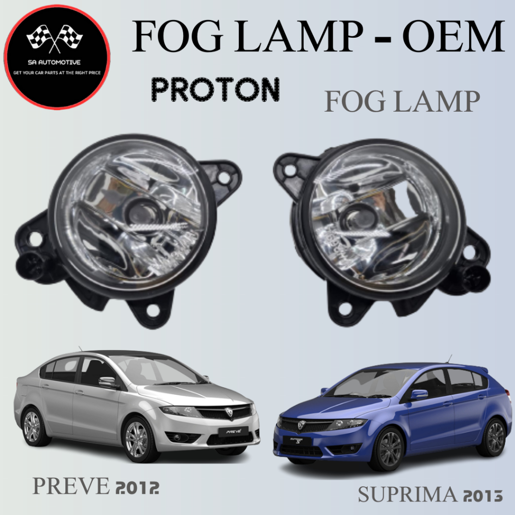 PROTON PREVE 2012Y SUPRIMA 2013Y FOG LAMP OEM | Shopee Malaysia