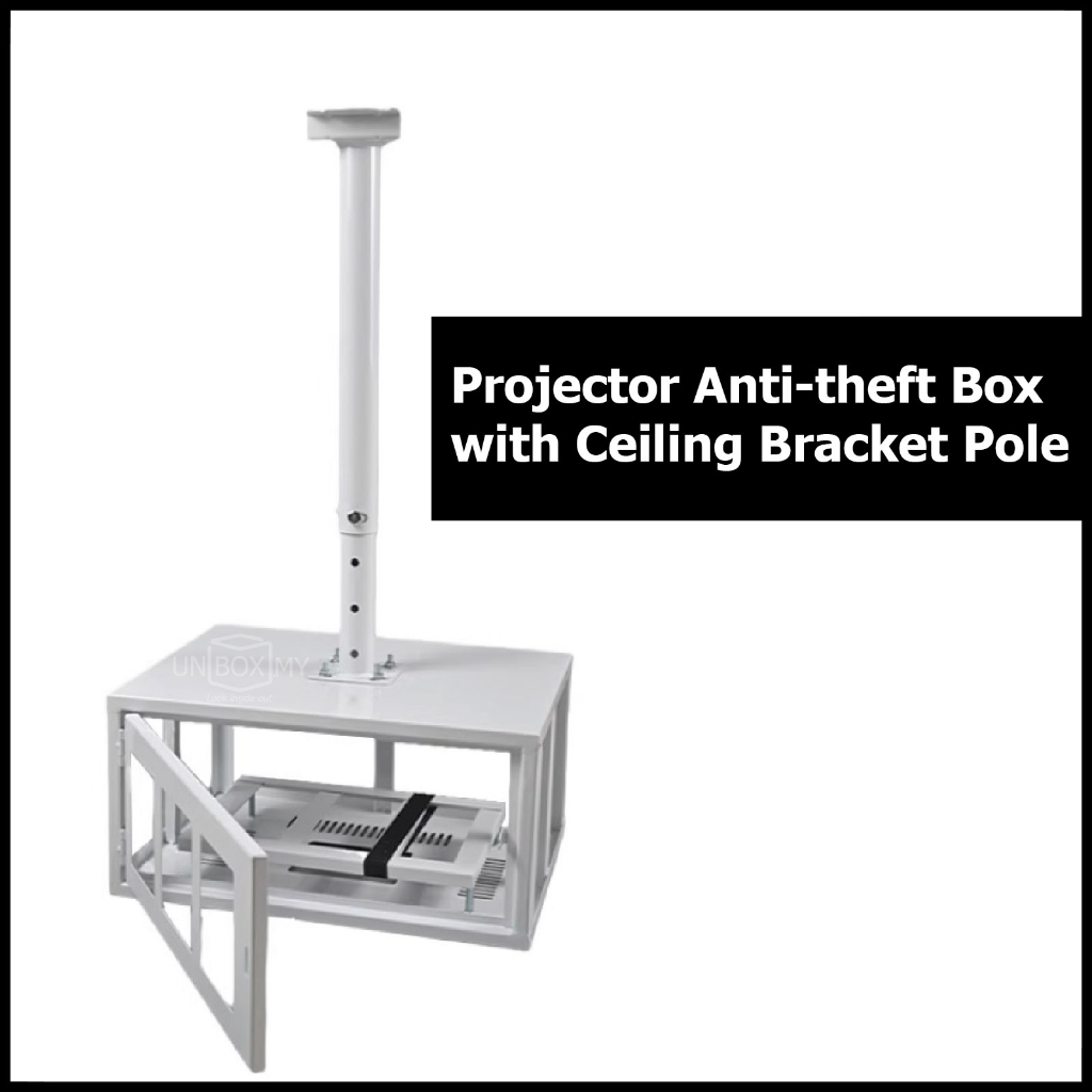 Anti-theft Cage Projector Security Box Casing with Safety Padlock ...