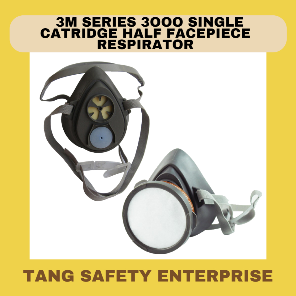 3M Series 6200 Single Cartridge Half Facepiece Respirator 3m系列6200 ...