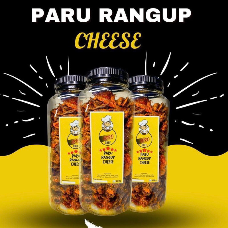 🌟HQ🌟 Paru & Daging Rangup Cheese Pedas 200g By Hero Chef | Garing ...