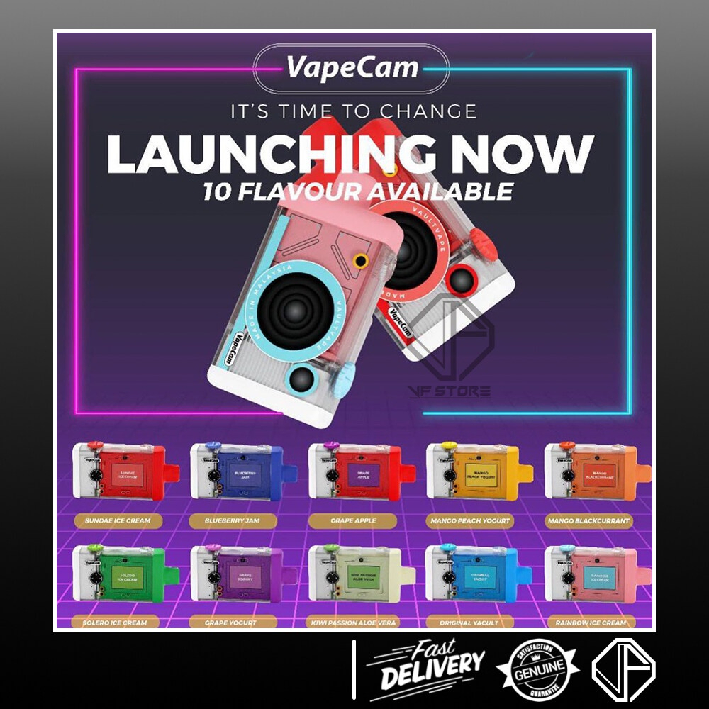 VAPECAM 12000 PUFFS DISPOSABLE POD PREFILLED FLAVOR KITS AND CARTRIDGE ...