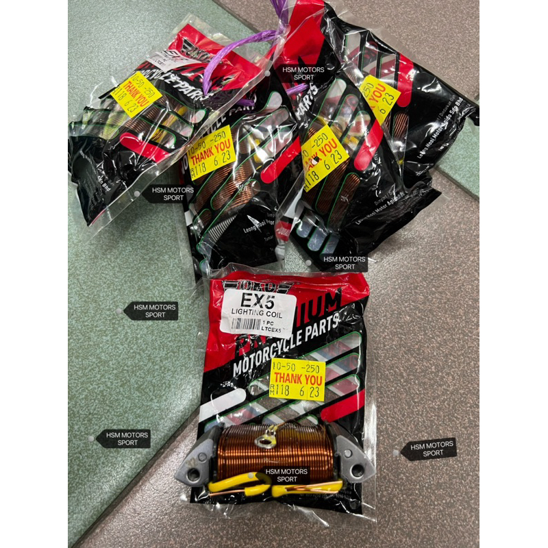 LIGHTING COIL STARTER COIL HONDA EX5 OKO APIDO RACING COIL API | Shopee ...