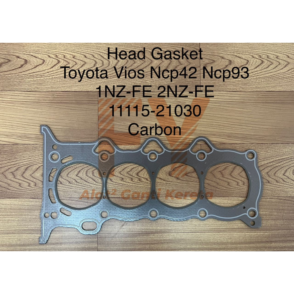 HEAD GASKET TOYOTA VIOS NCP42 NCP93 (1NZ-FE 2NZ-FE) (CARBON) (11115 ...