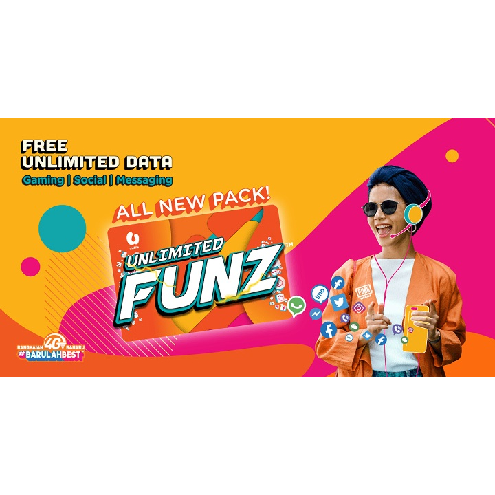 U mobile Unlimited Funz Pack Plan 🔥GX30 🔥GX38 🔥GX43🔥UNLIMITED HOTSPOT ...
