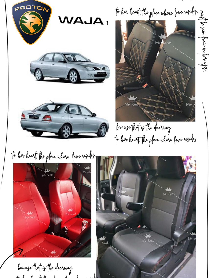 WAJA Stylish High Grade Car Seat Cover | Shopee Malaysia