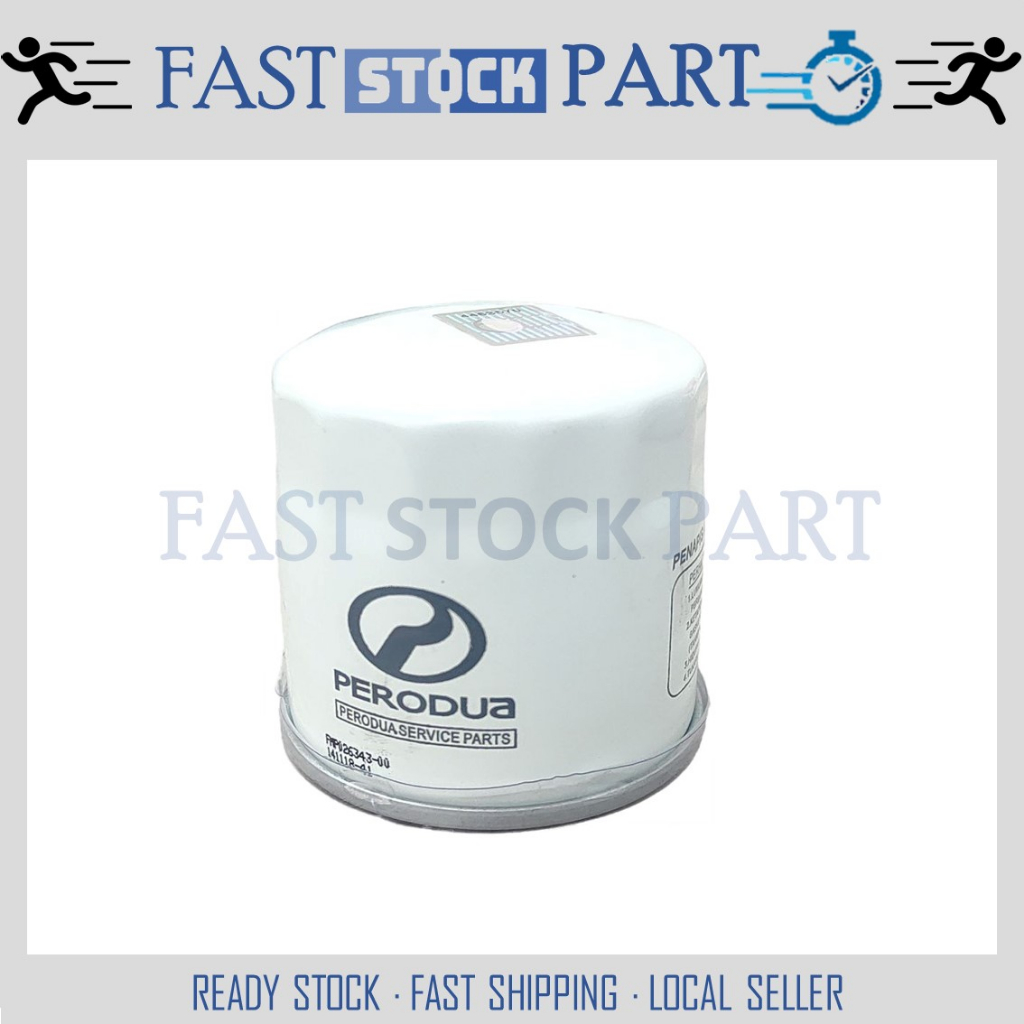 1PC OIL FILTER-WHITE / BLACK PERODUA NEW MYVI D20N 2018+ , BEZZA , AXIA ...