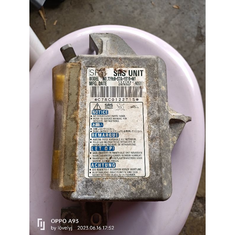 Honda Stream Rn5 SRS Airbag ECU Unit (HS0041) | Shopee Malaysia