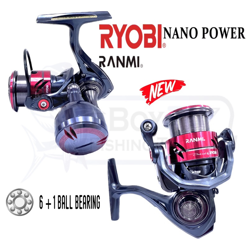RYOBI RANMI NANO POWER HP HSX FISHING REEL SPINNING REEL | Shopee Malaysia
