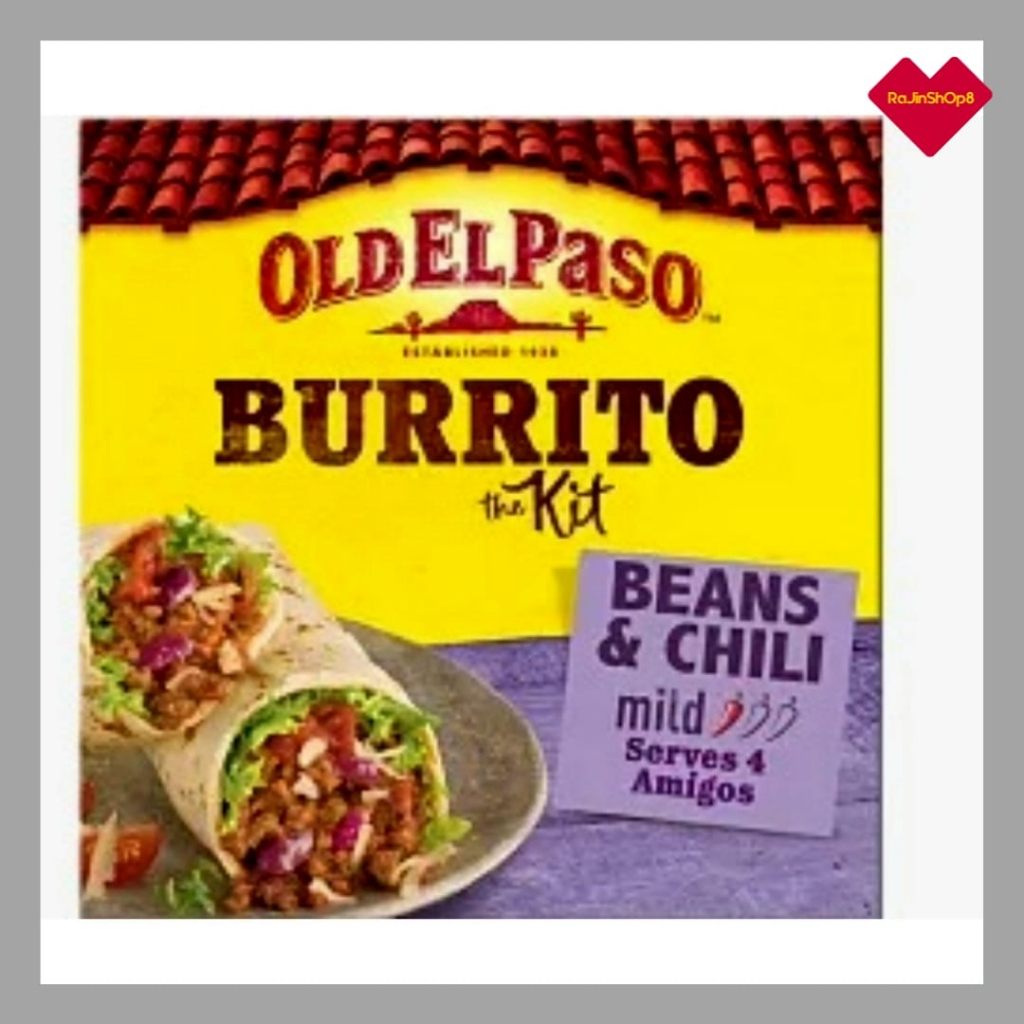 Old El Paso Burrito the Kit Beans and Chili - Ready to Eat , 485g ...