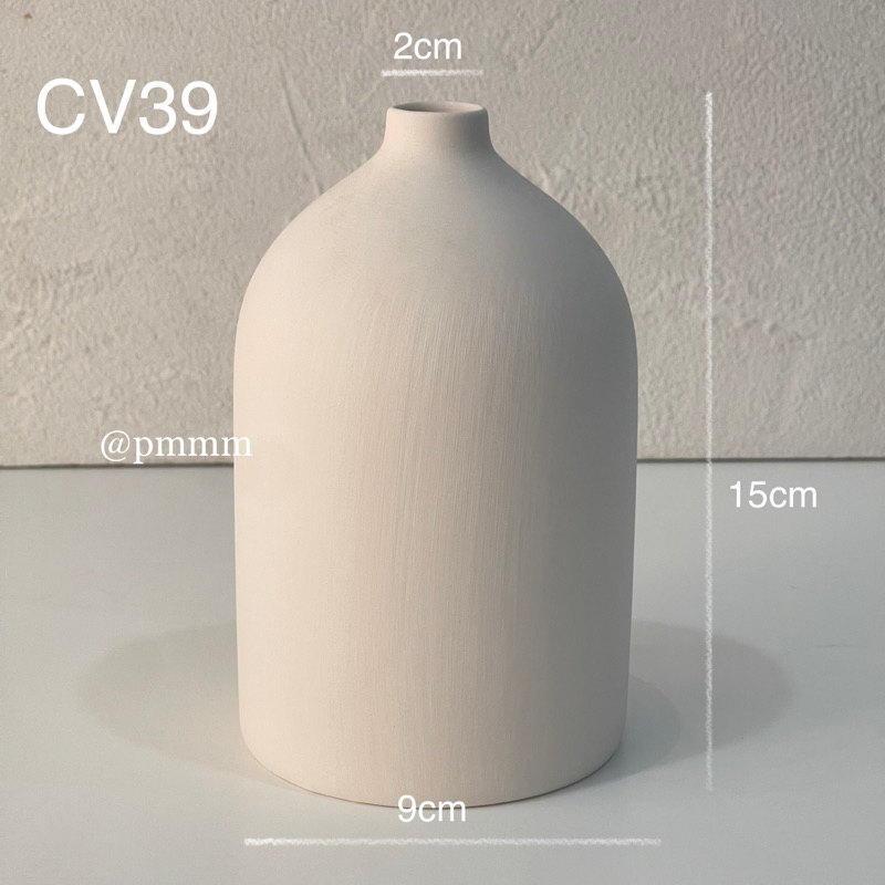 PMMM Pasu Putih / Nordic Clay Ceramic Vasses INS Style Decorative ...
