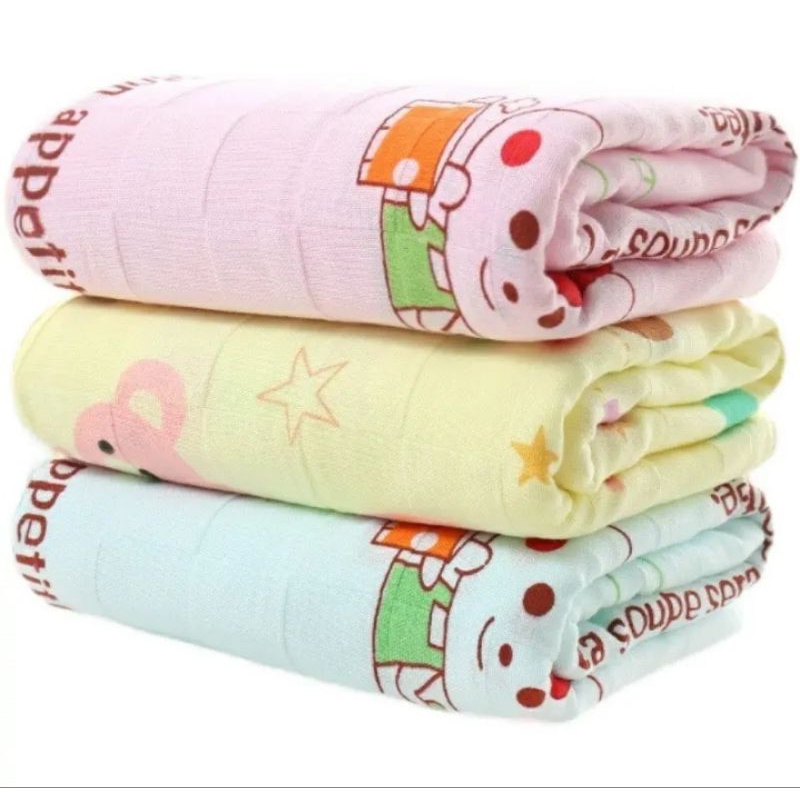 3 helai Tuala bayi / baby towel cartoon cute, soft like napkin | Shopee ...