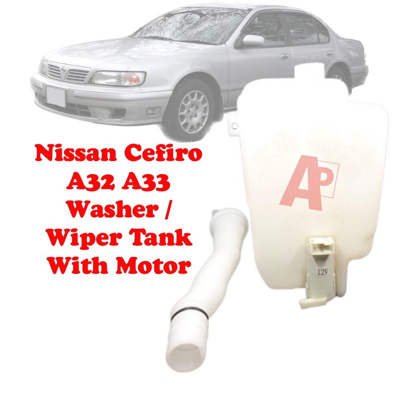 Nissan Cefiro A32 A33 Washer / Wiper Tank With Motor New | Shopee Malaysia