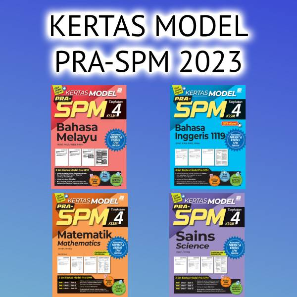Buku Kerja Latihan 2023 Kertas Model Pra Spm Tingkatan 4 Shopee