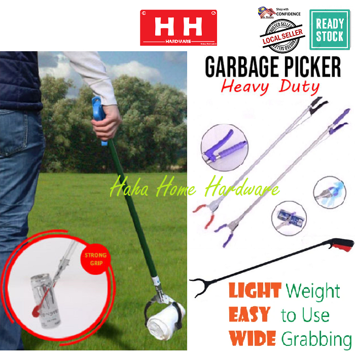 Helper Stick Garbage Picker Outdoor Pickup Long Trigger Grabber Trash ...