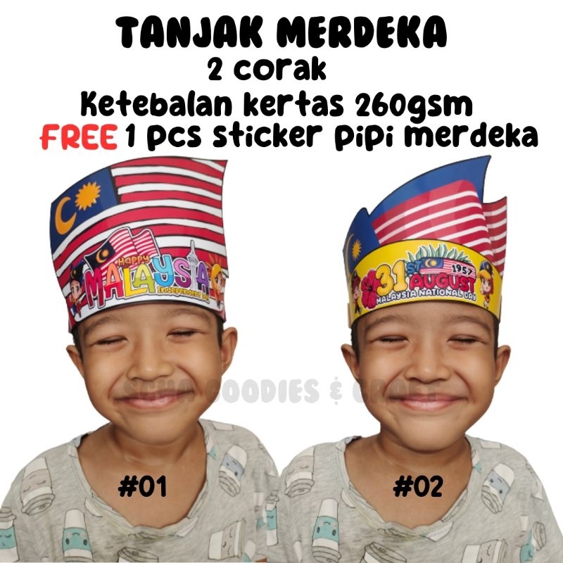 Tanjak merdeka tanjak kertas merdeka topi merdeka | Shopee Malaysia