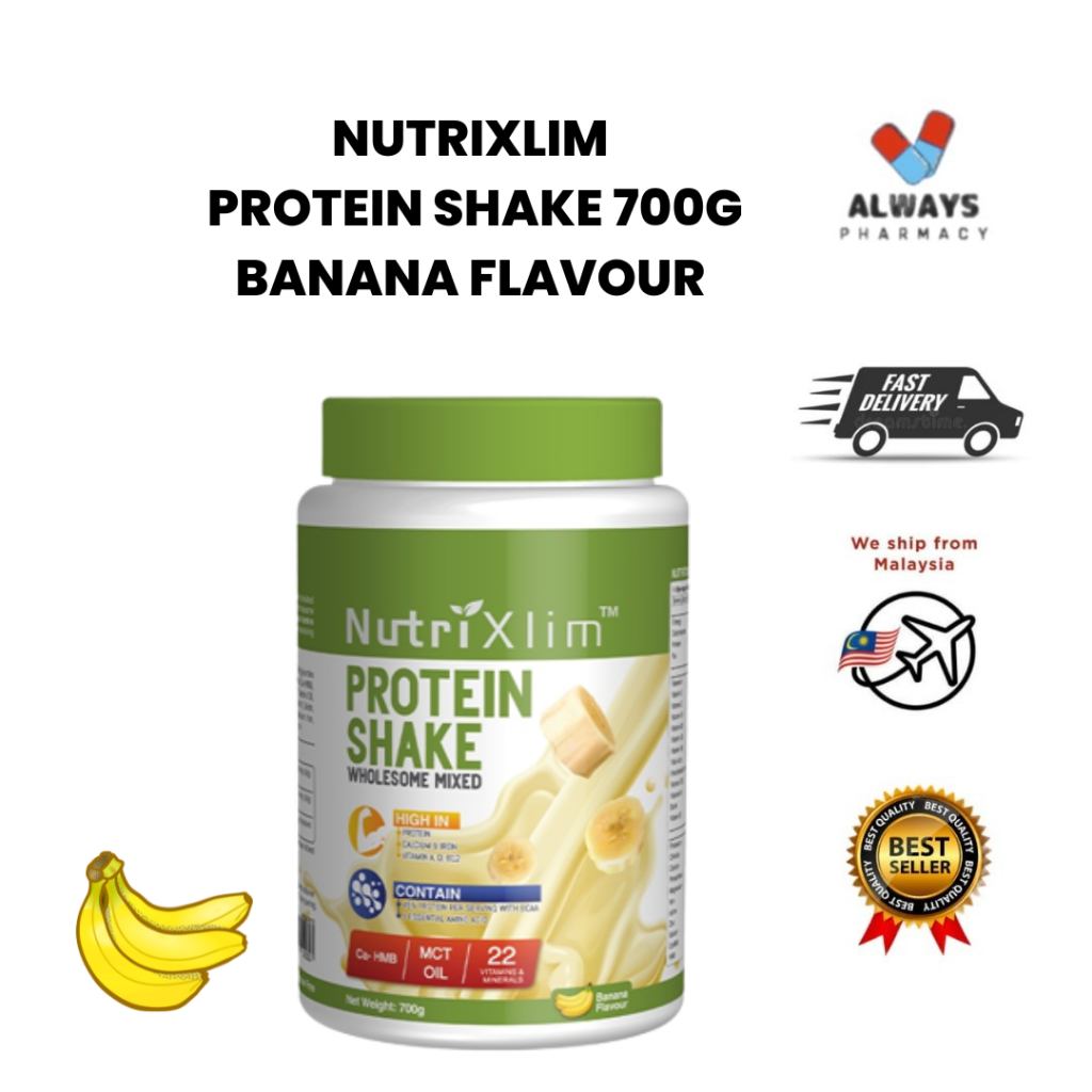 NUTRIXLIM PROTEIN SHAKE 700G BANANA FLAVOUR | Shopee Malaysia